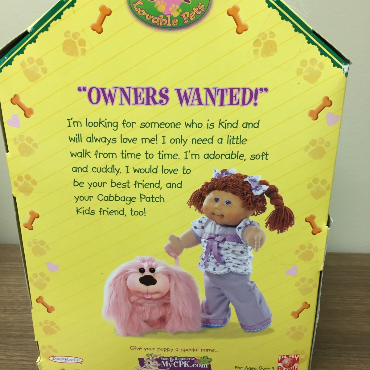 CABBAGE PATCH PUPPIES ( BRAND NEW ) | Inventory | Denorabilia.com